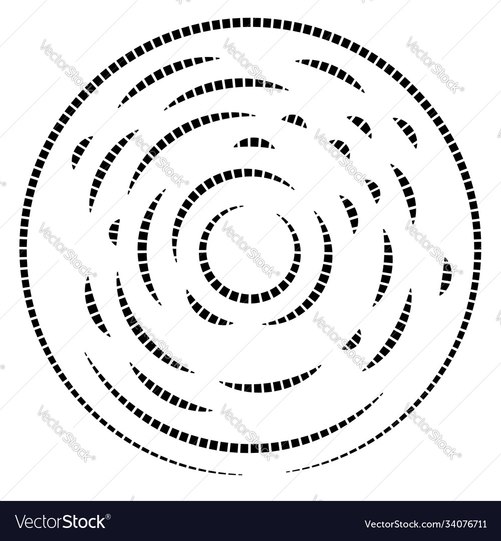 Abstract circular radial design element geometric Vector Image Abstract circular radial design element geometric Vector Image