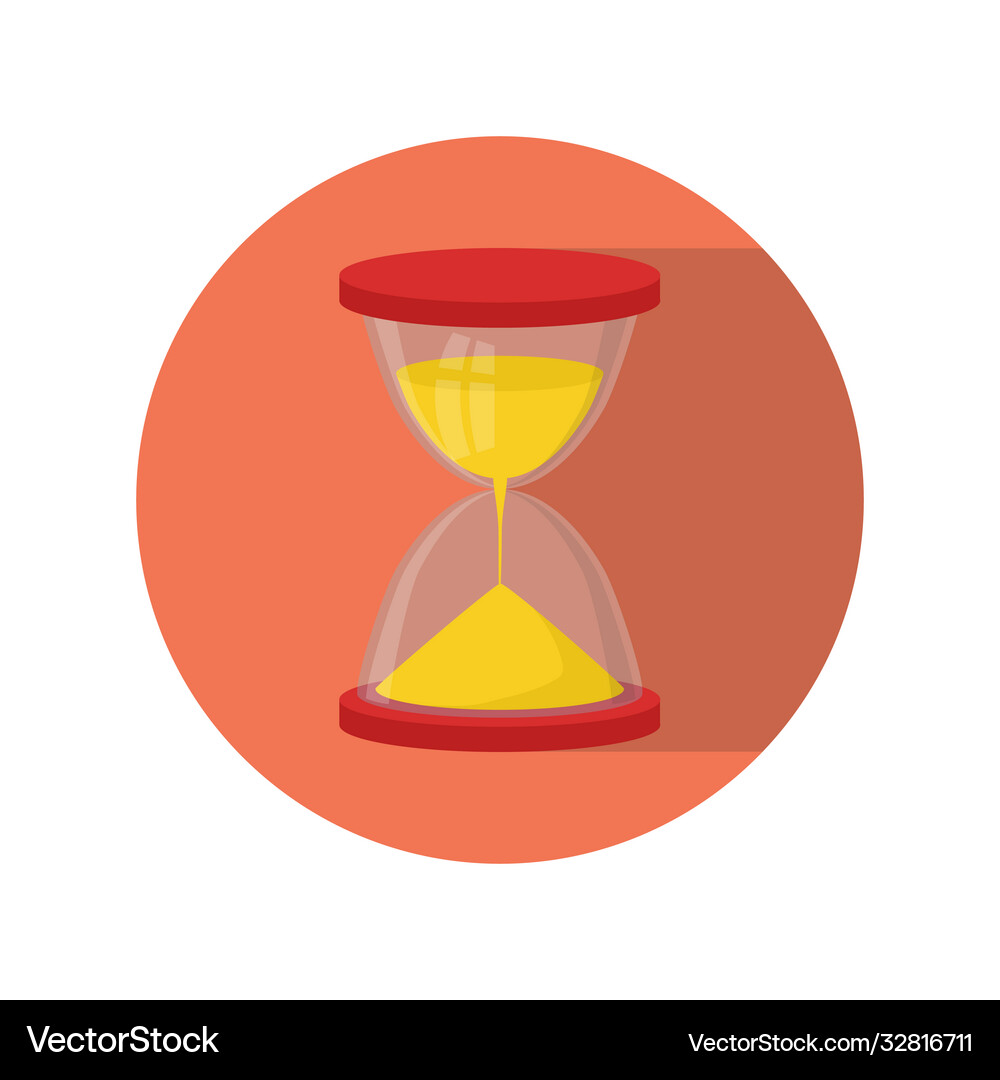 Modern icon hourglasses time icon symbol Vector Image