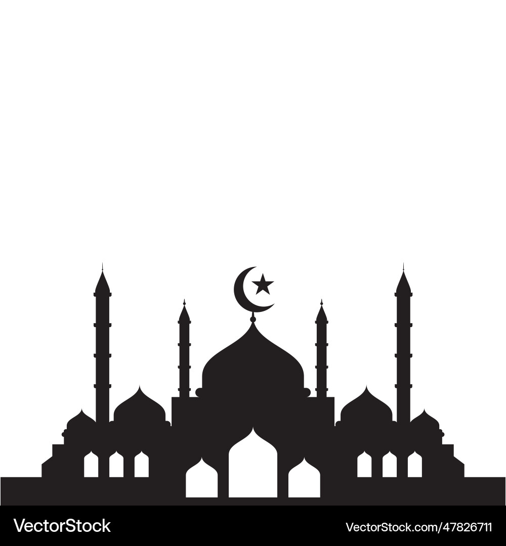 Muslim abstract greeting banners islamic icon Vector Image