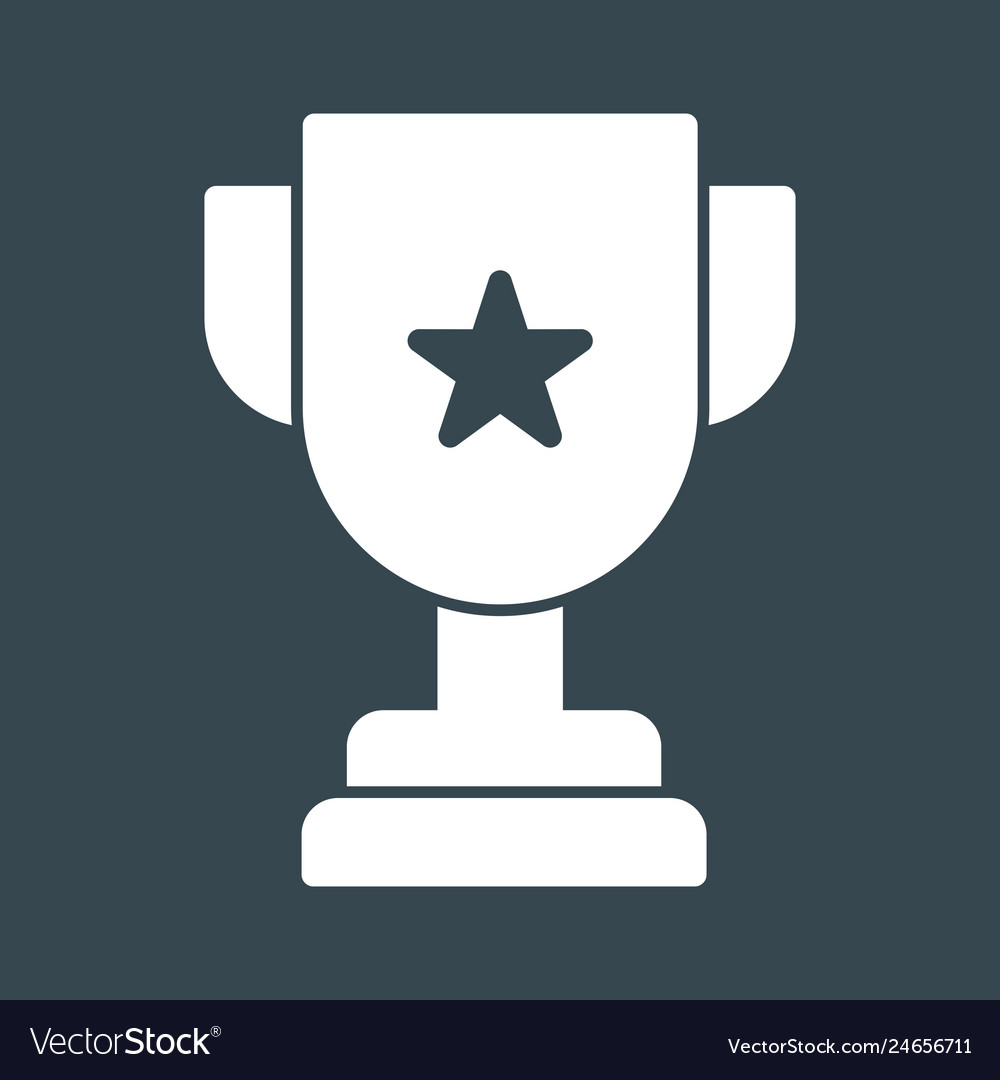 Trophy icon Royalty Free Vector Image - VectorStock