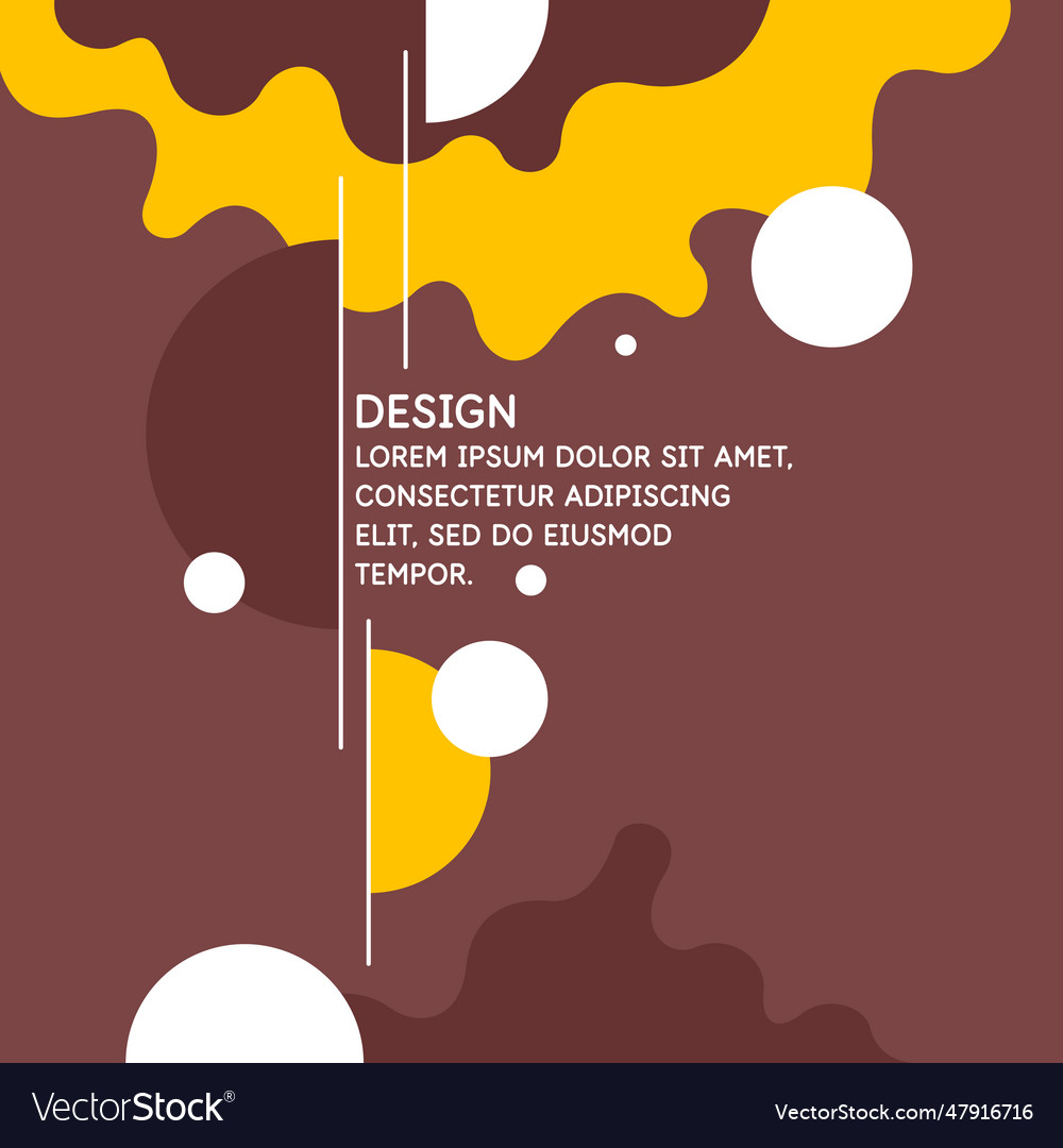 Abstract background with simple elements an image Vector Image