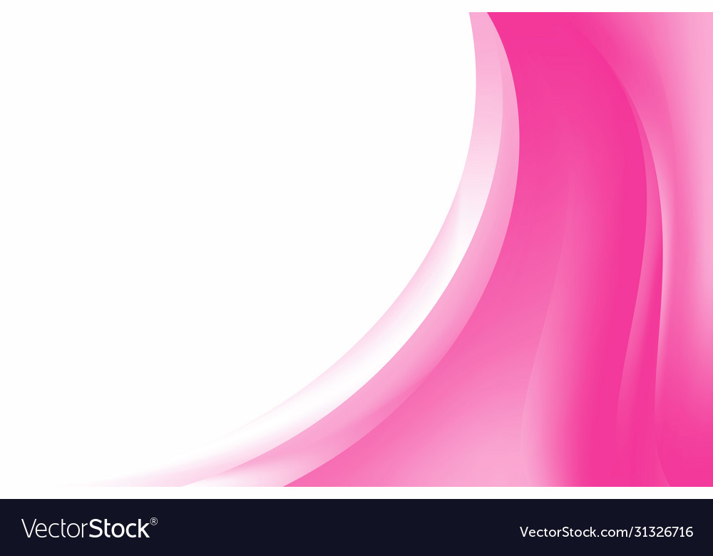 Abstract stylish pink white wave background design