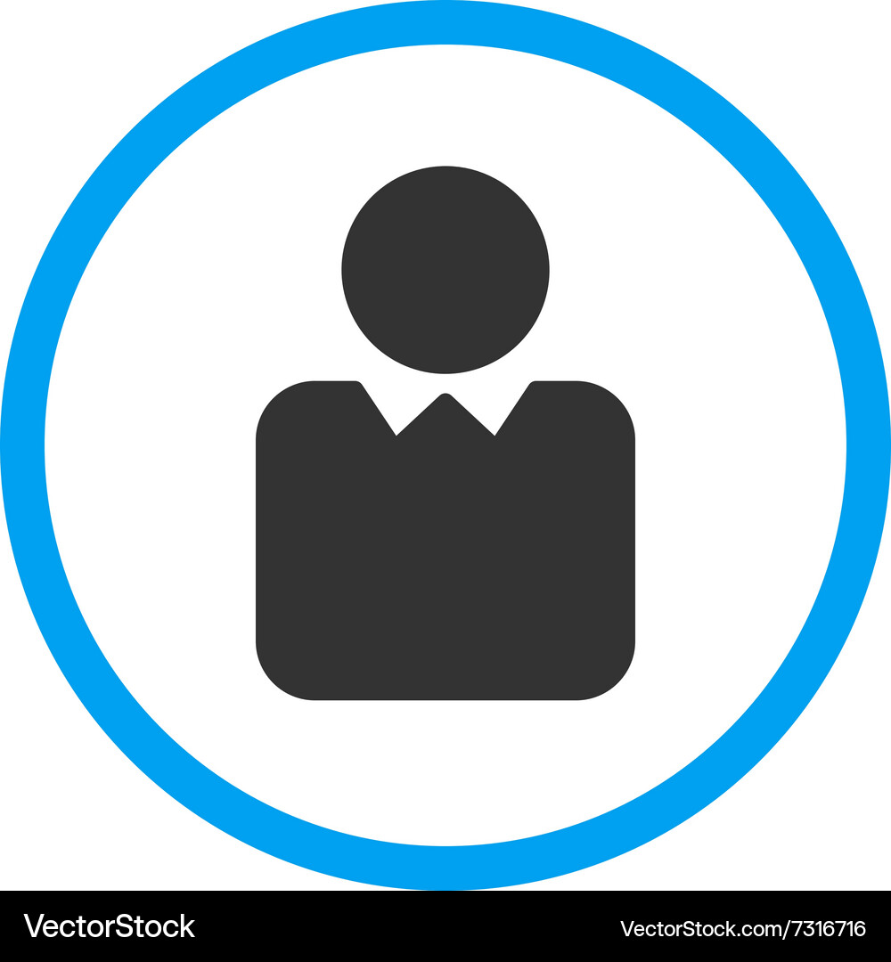 Client flat icon Royalty Free Vector Image - VectorStock