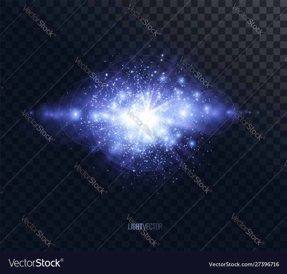 Light effect glow Royalty Free Vector Image - VectorStock