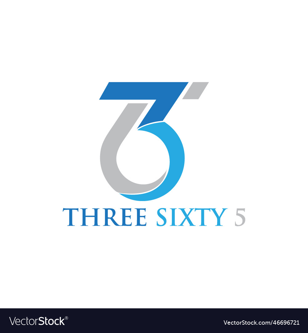 365 logo design Royalty Free Vector Image - VectorStock