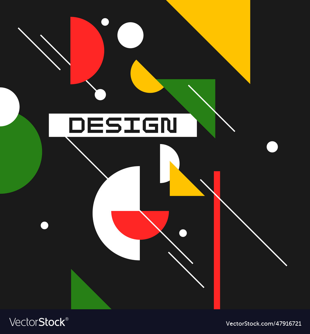 Abstract background with simple elements an image Vector Image