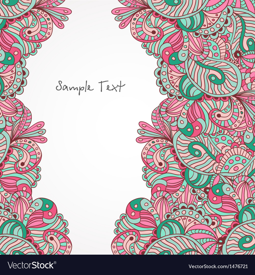 Abstract floral background Royalty Free Vector Image