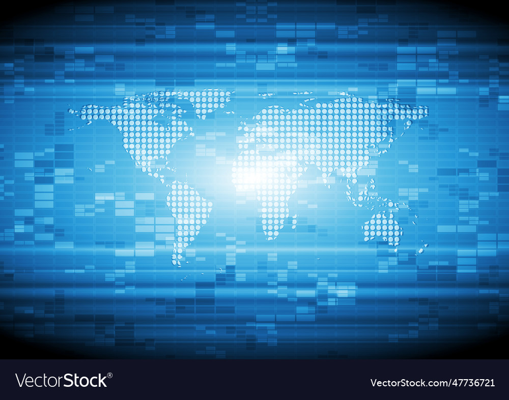 Abstract hi-tech template Royalty Free Vector Image