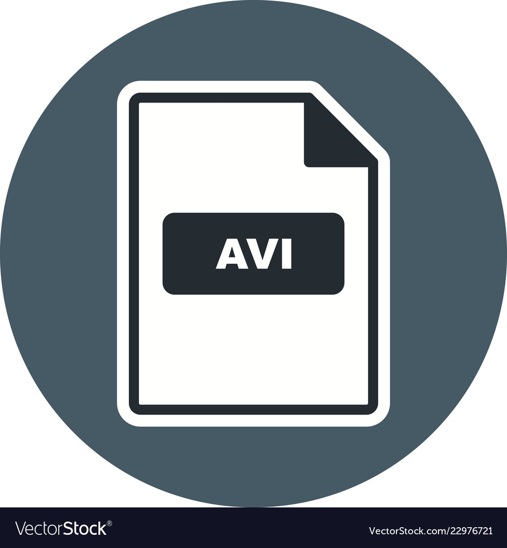 Avi icon Royalty Free Vector Image - VectorStock