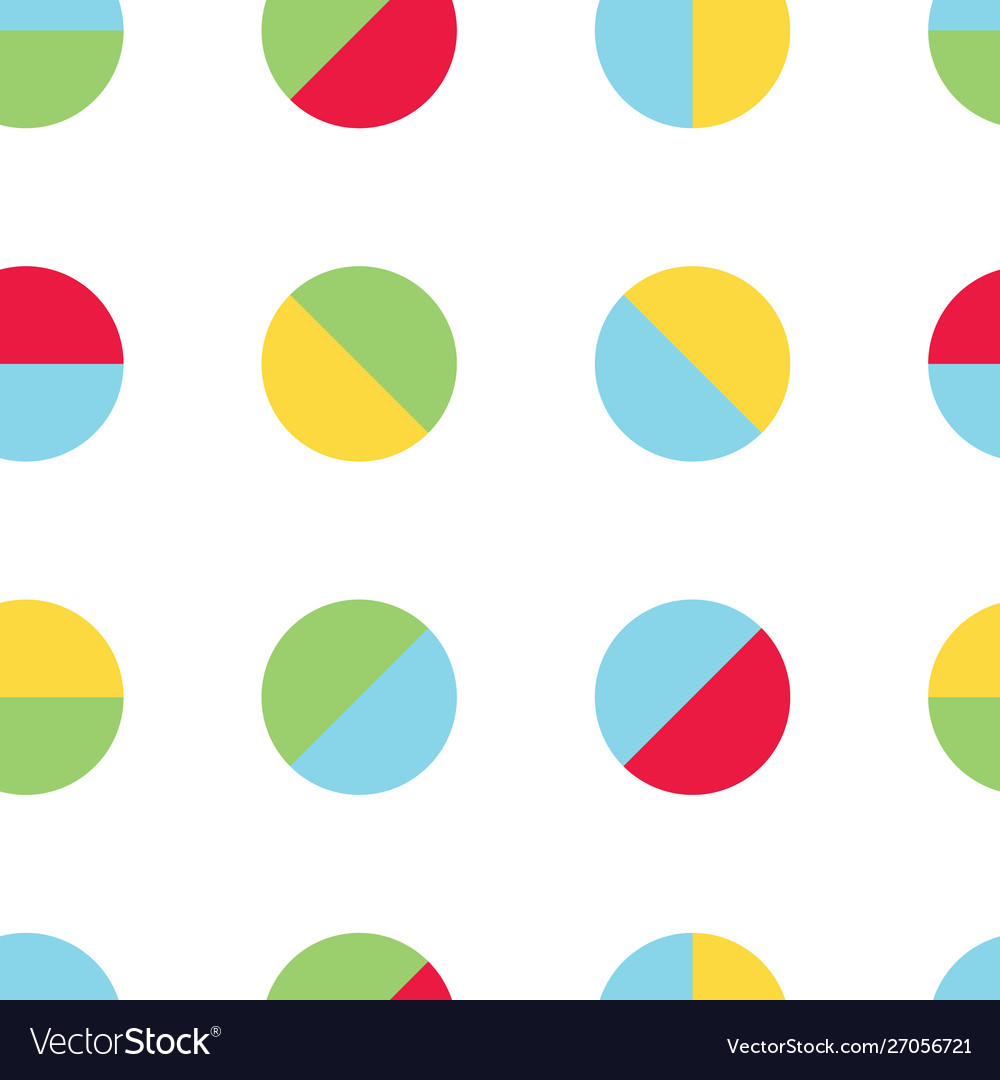 Bright colored balls seamless pattern Royalty Free Vector