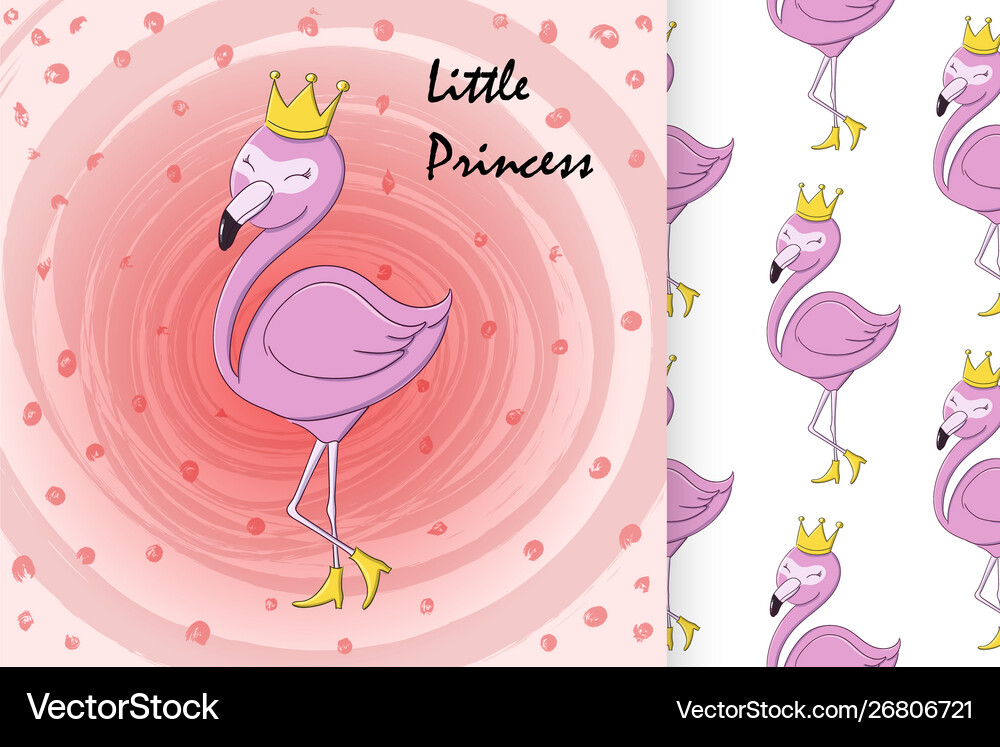 Cute little princess abstract background with pink