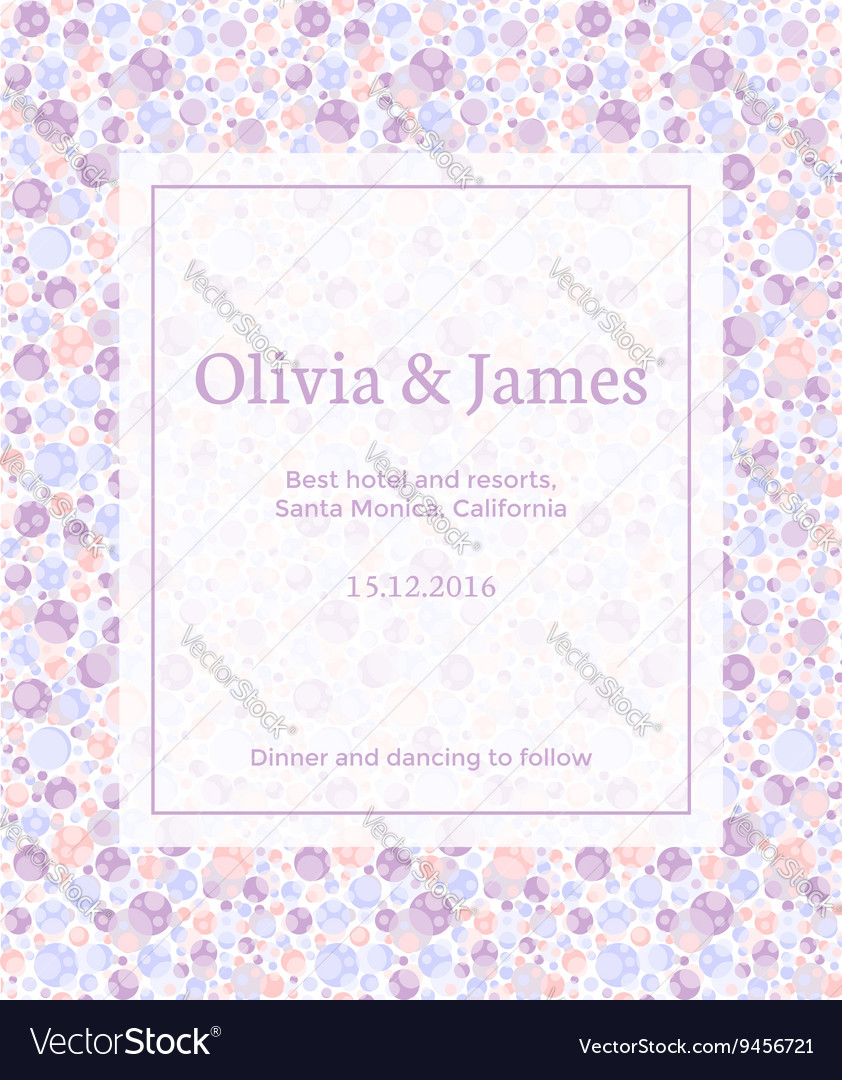 Dotted invitation Royalty Free Vector Image - VectorStock