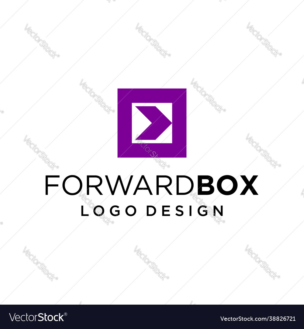 Forward logo Royalty Free Vector Image - VectorStock