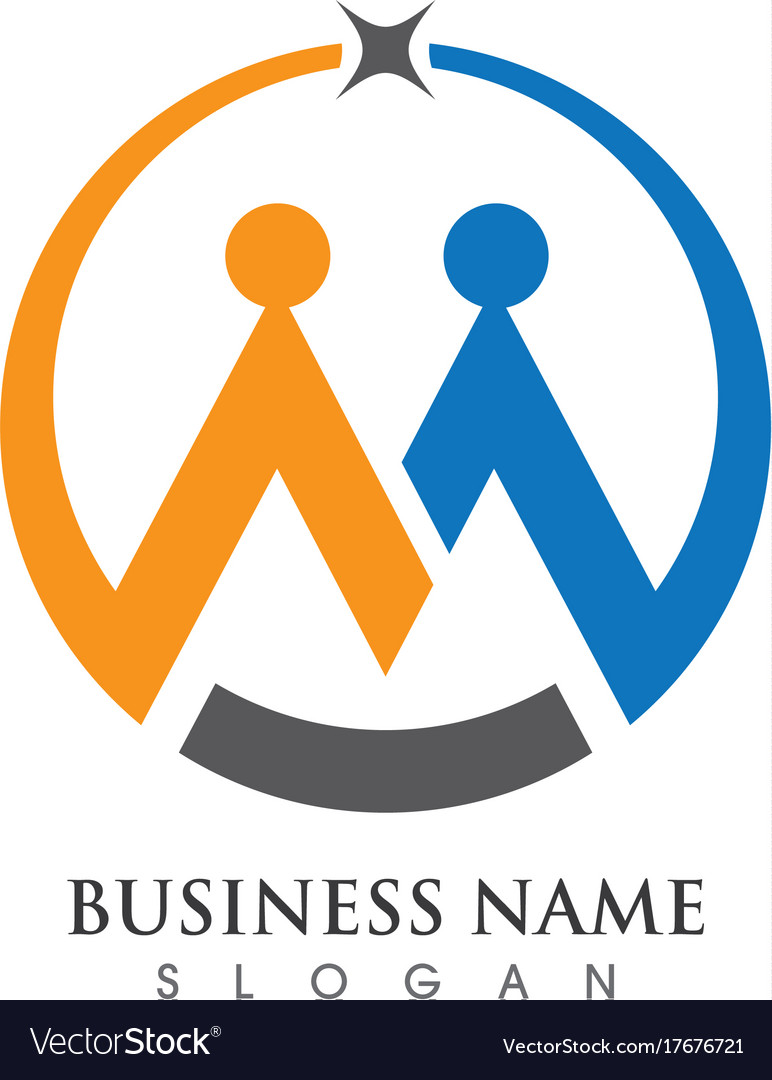 M letter log Royalty Free Vector Image - VectorStock