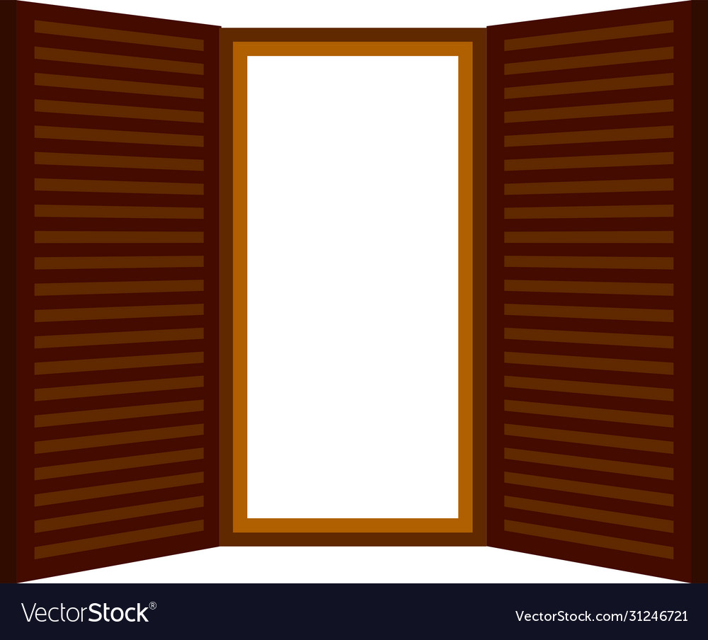 Open window frame Royalty Free Vector Image - VectorStock