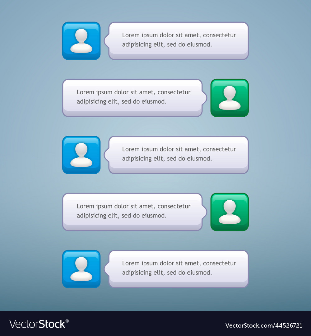 Phone chat Royalty Free Vector Image - VectorStock