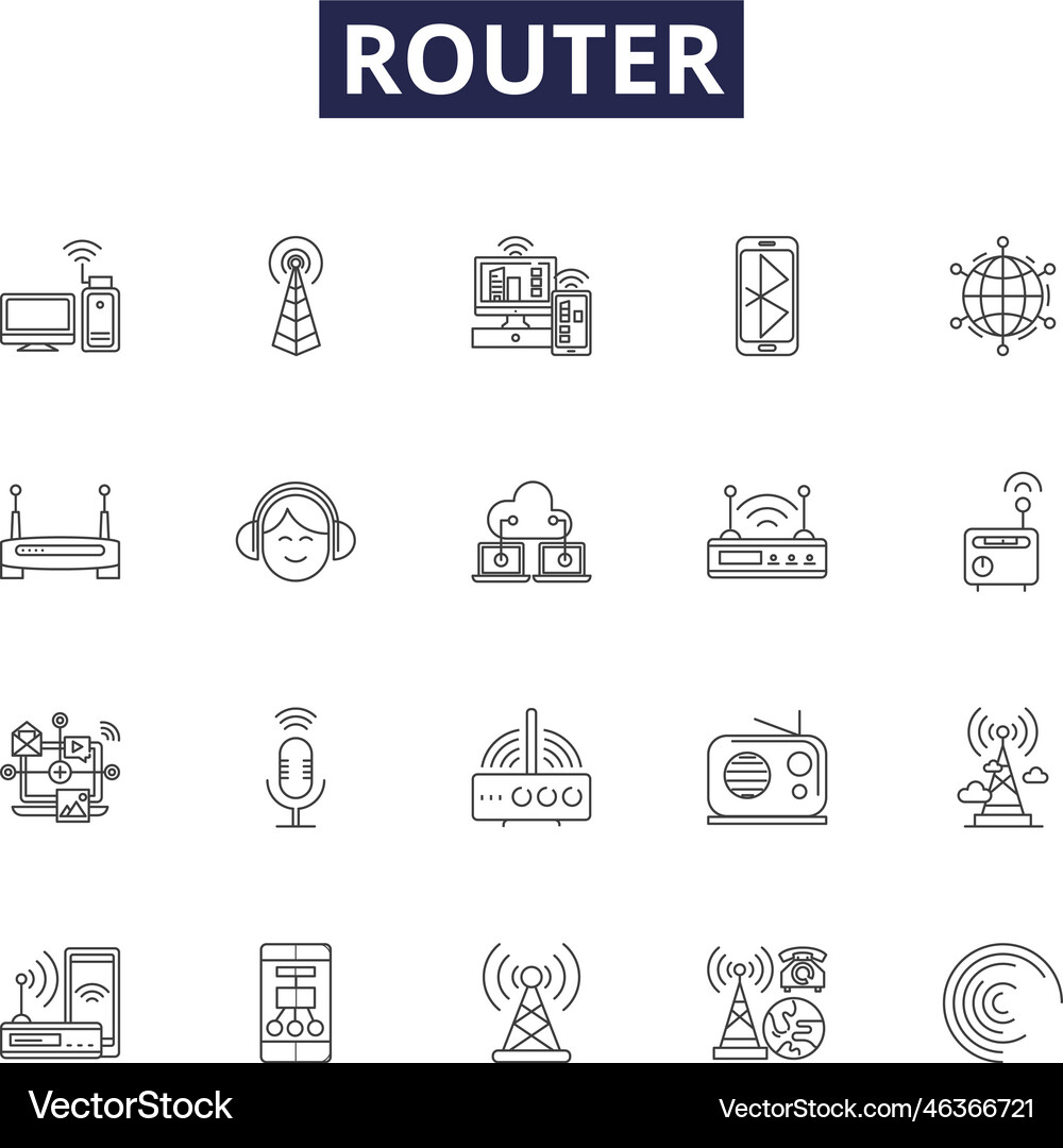 Router Symbol 24,400+ Router Icon Stock Illustrations, Royalty Free