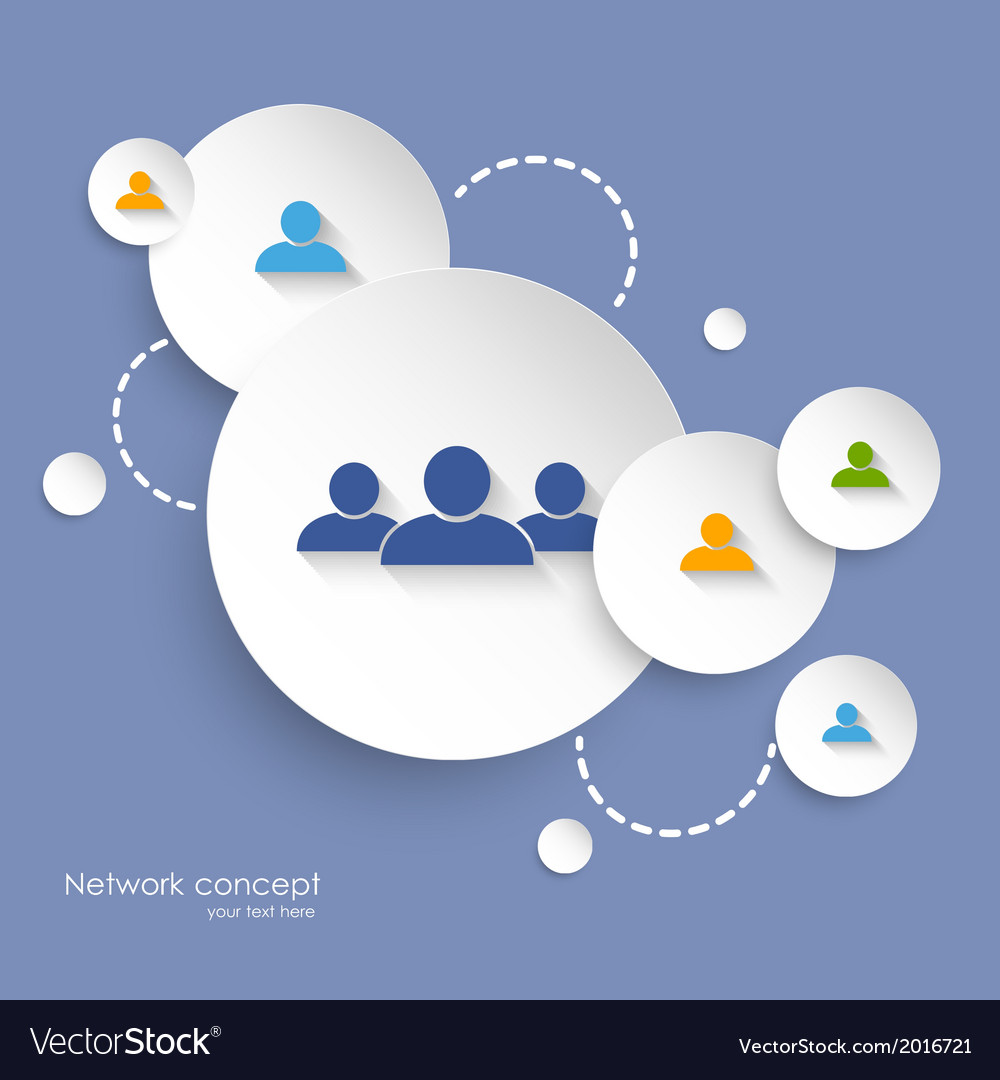 Social networking background Royalty Free Vector Image