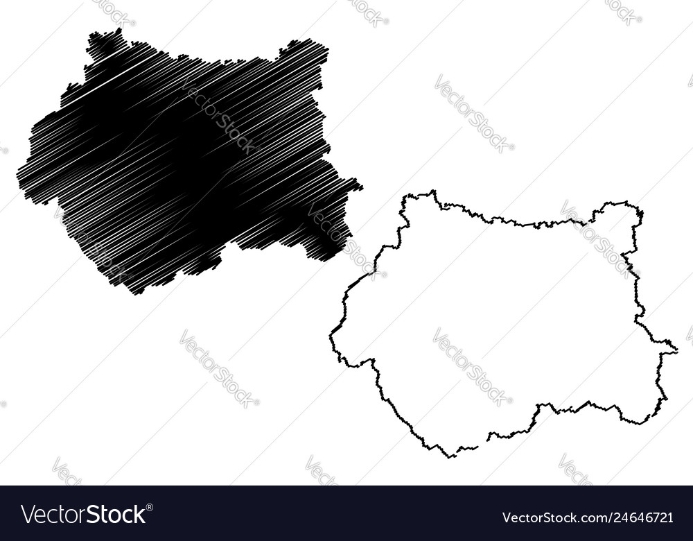West yorkshire map Royalty Free Vector Image - VectorStock