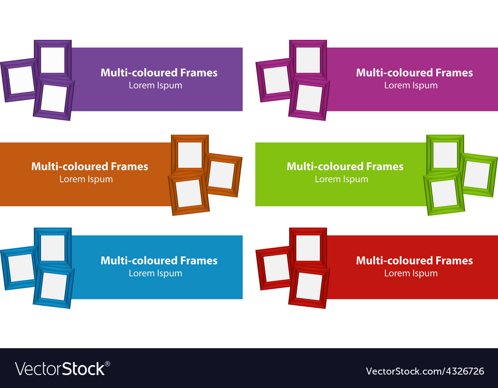 Frames and tags Royalty Free Vector Image - VectorStock
