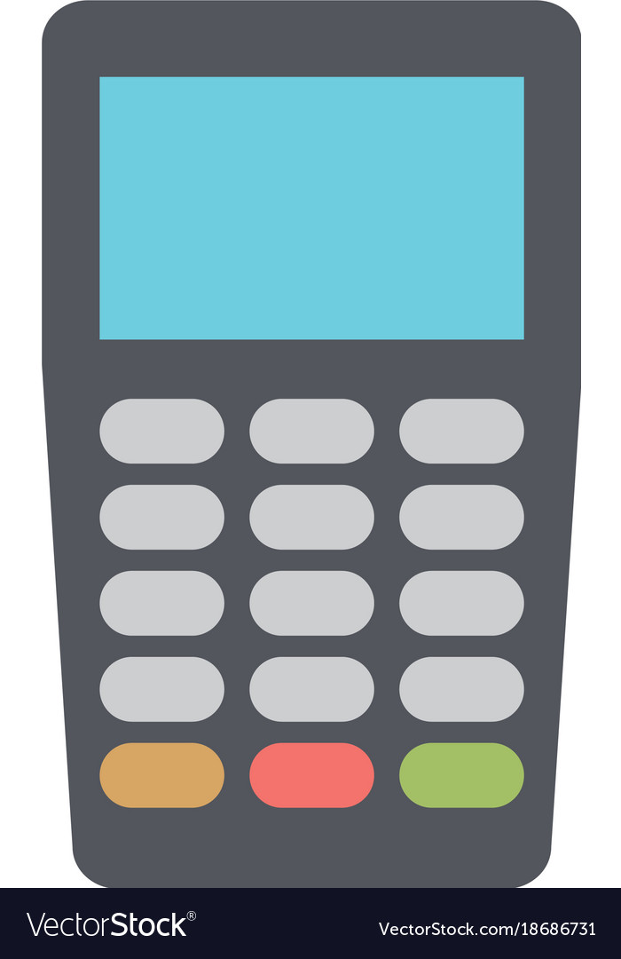 Dataphone device icon Royalty Free Vector Image