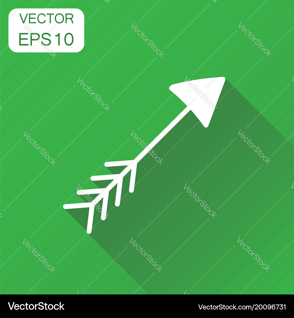 Hand drawn arrow icon business concept Royalty Free Vector