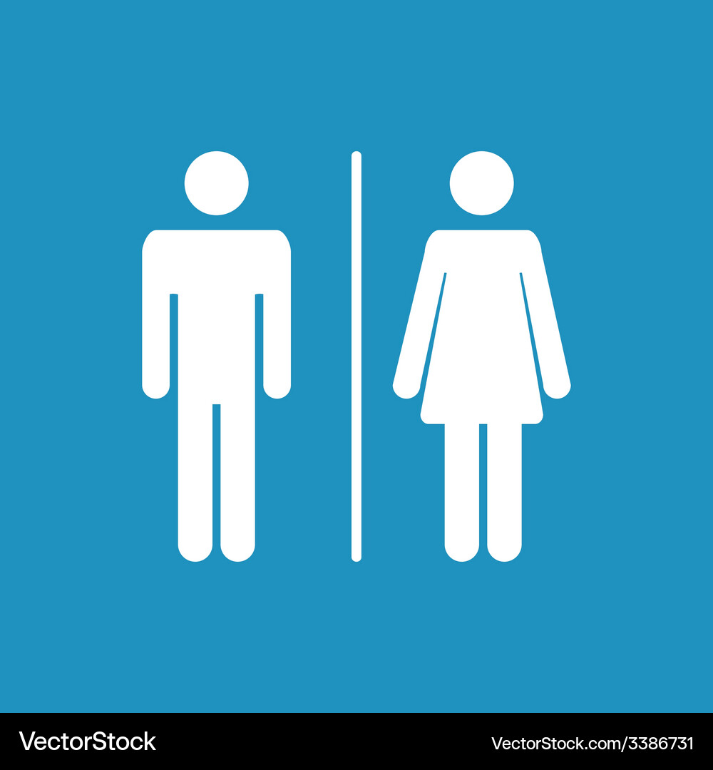 Male and female icon Royalty Free Vector Image