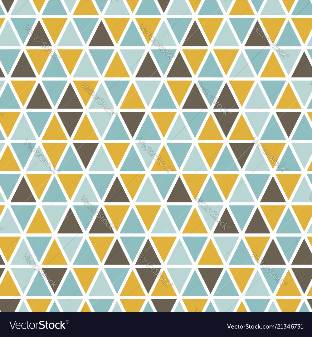 Seamless Pattern With Random Triangles Royalty Free Vector