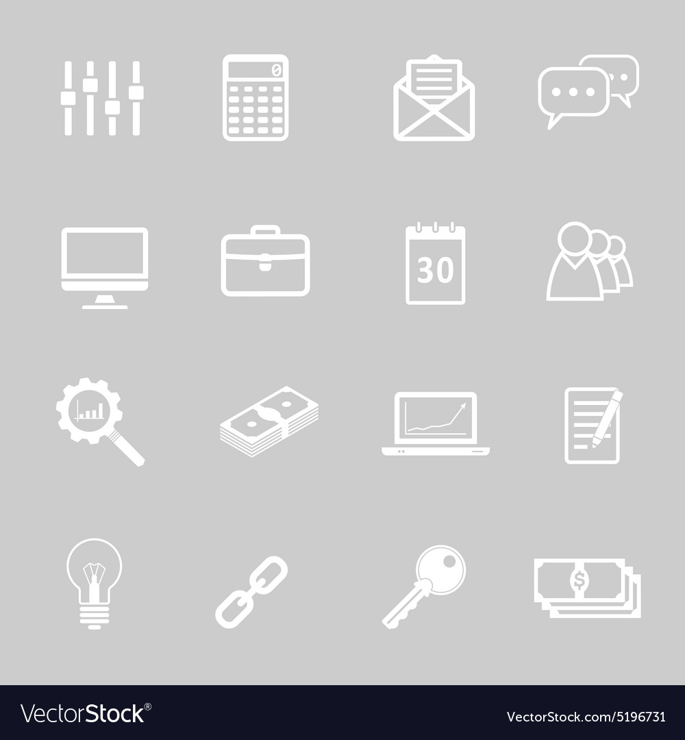 Simple icons set Royalty Free Vector Image - VectorStock