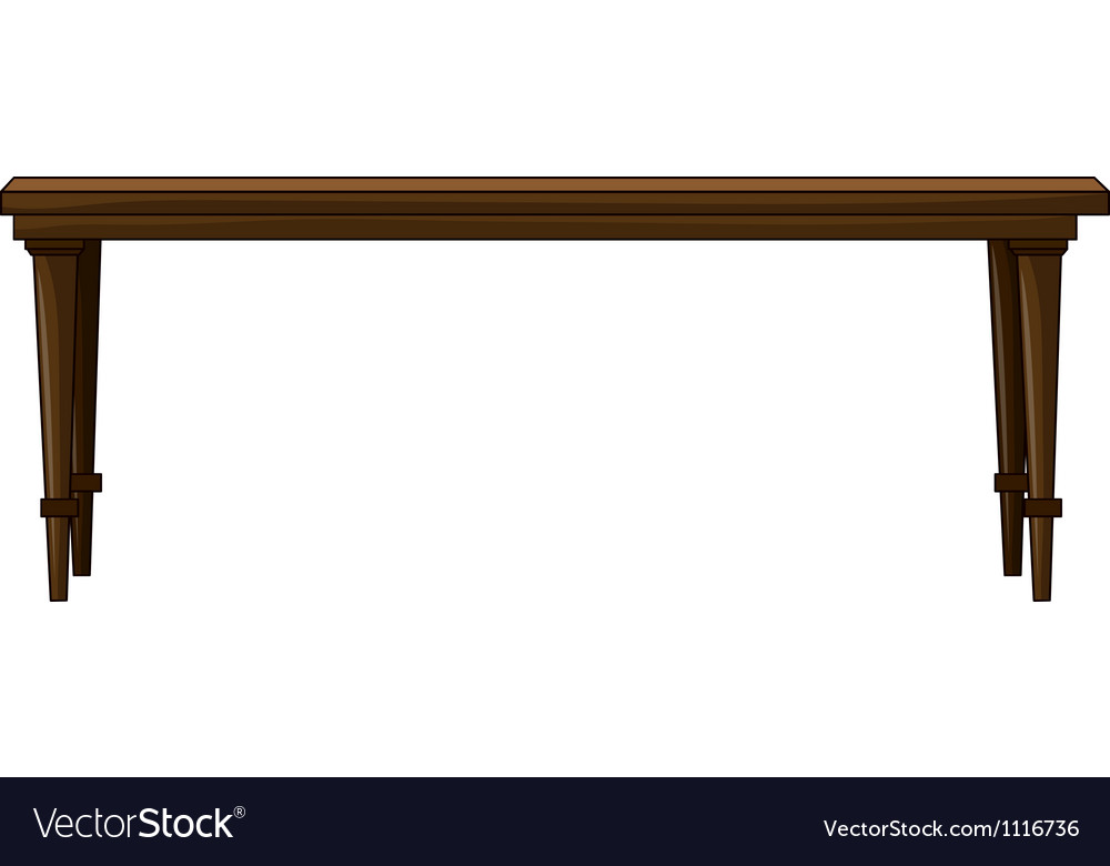 A table Royalty Free Vector Image - VectorStock