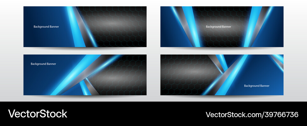 Wide background with various technological Vector Image