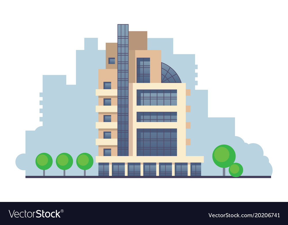 Building Royalty Free Vector Image - VectorStock
