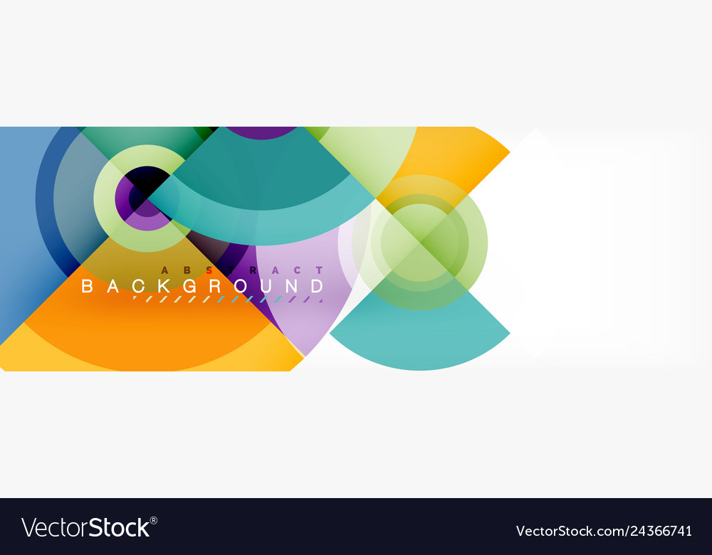 Modern circle background Royalty Free Vector Image