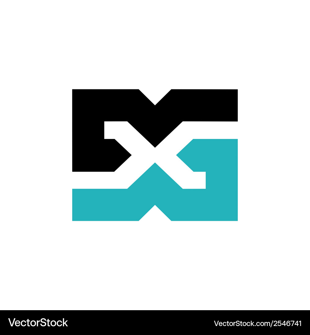 X Shape Logo Royalty Free Vector Image - VectorStock