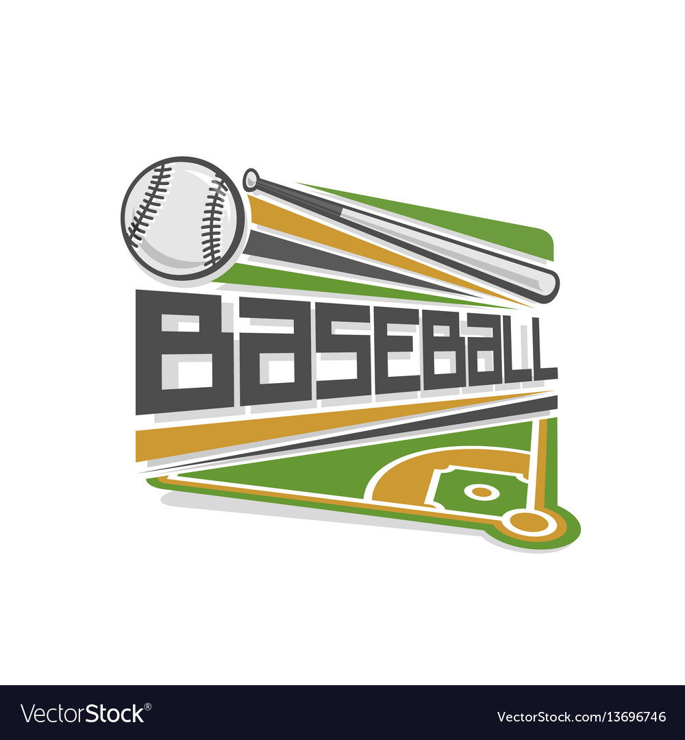 Baseball logo Royalty Free Vector Image - VectorStock