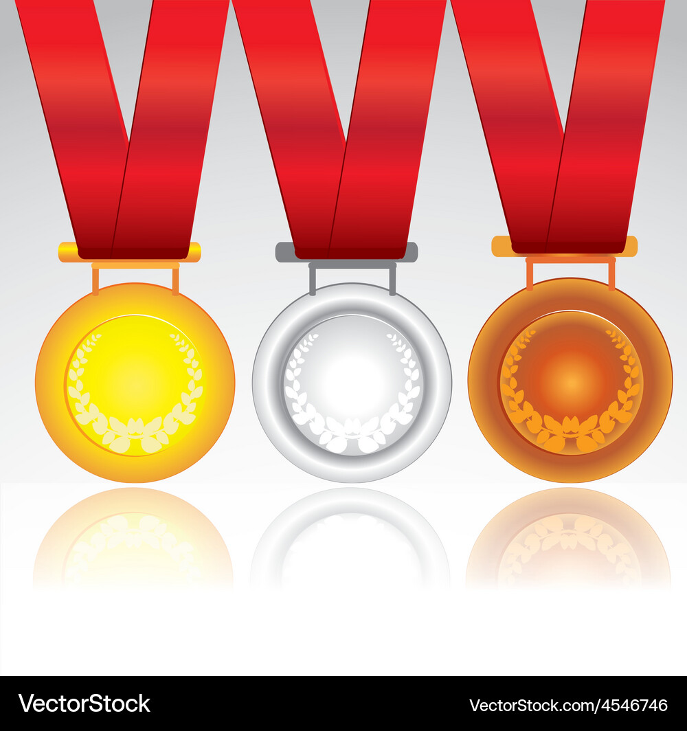 Medals Royalty Free Vector Image - VectorStock