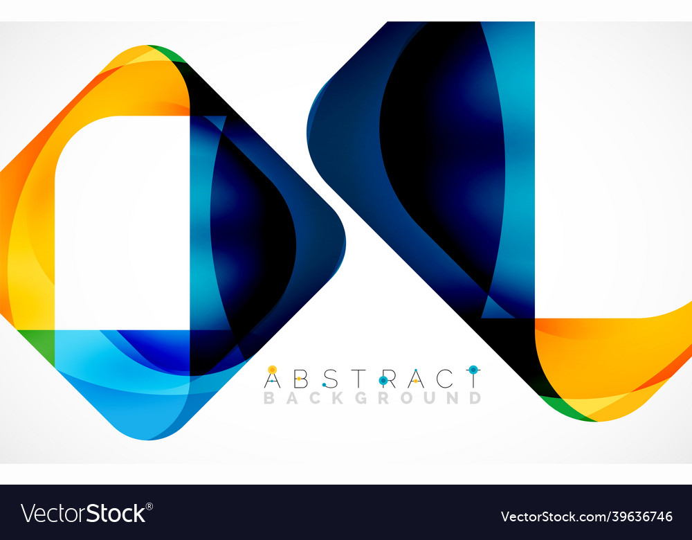 Minimal background abstract square shape Vector Image
