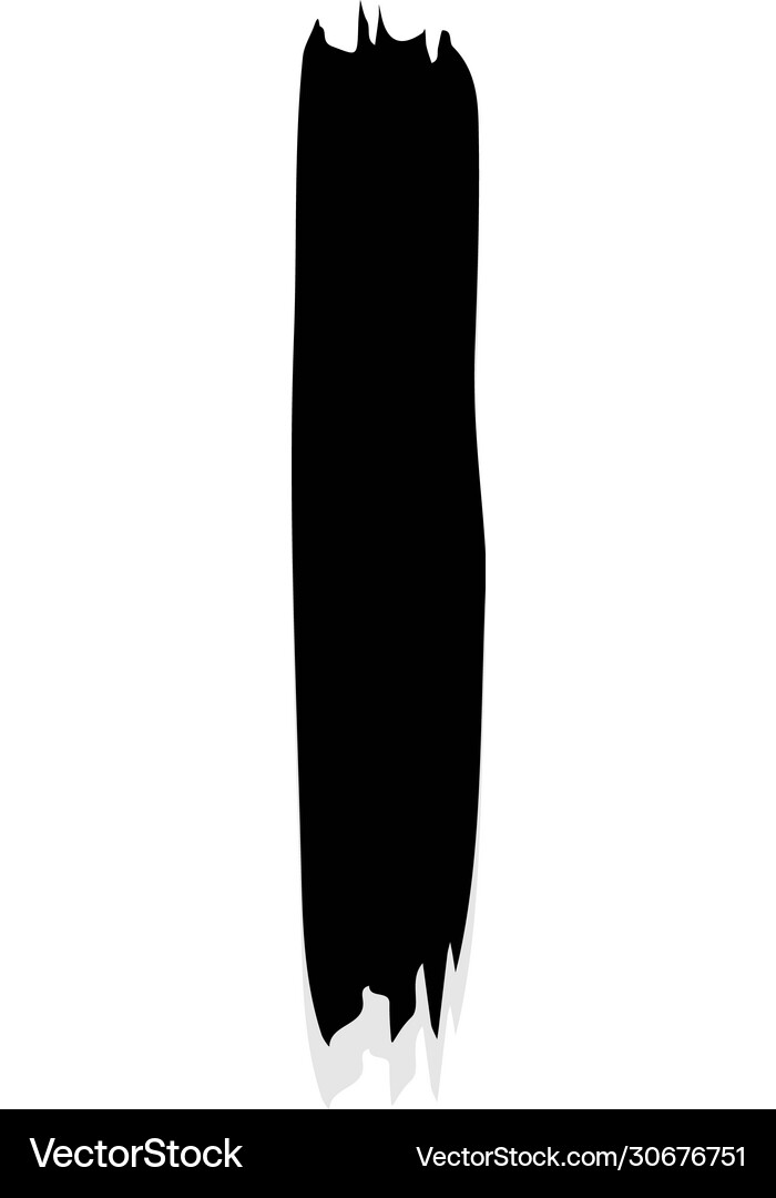 Scary horror logo letter i Royalty Free Vector Image