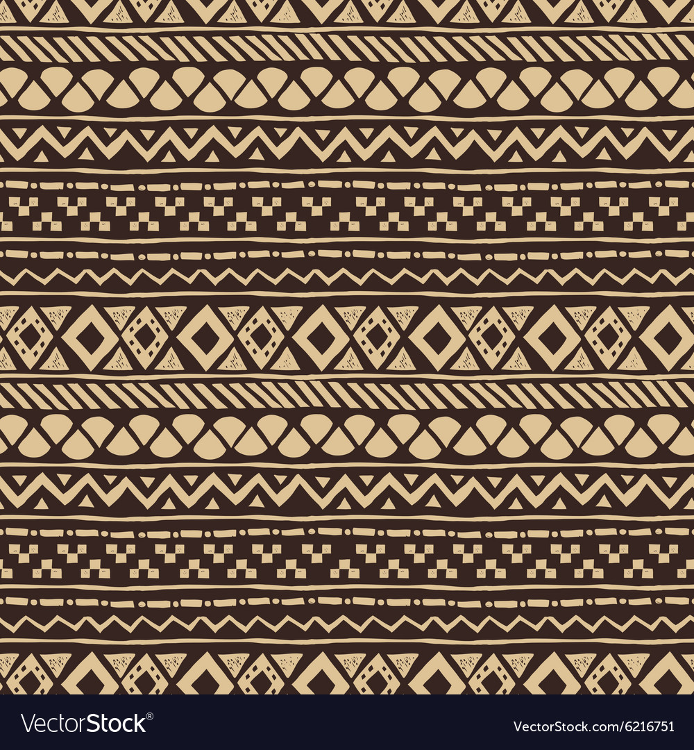 Seamless ethnic pattern Royalty Free Vector Image