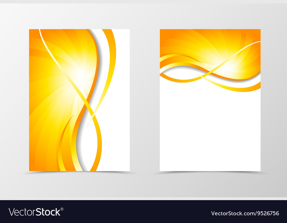 Flyer Template Vortex Design