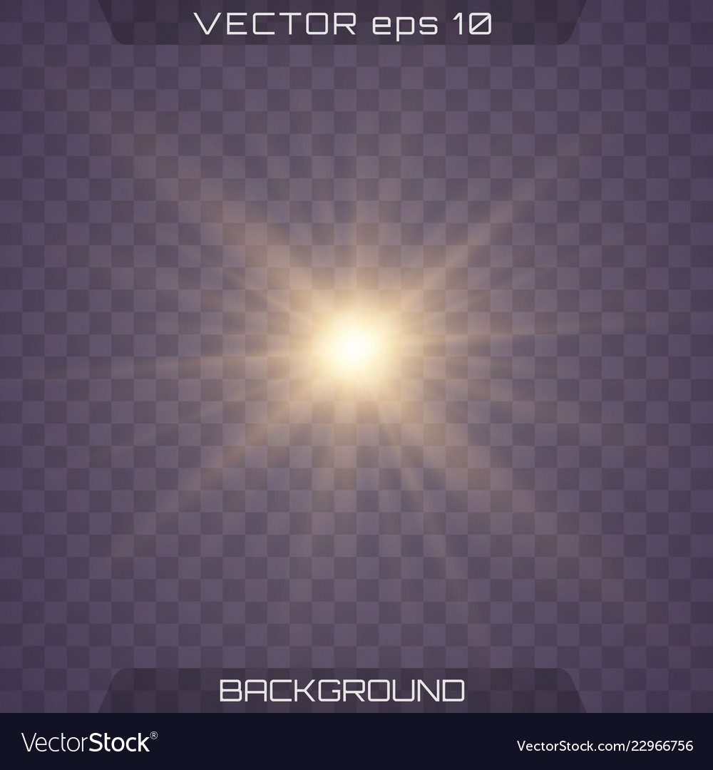 Light effect glow Royalty Free Vector Image - VectorStock