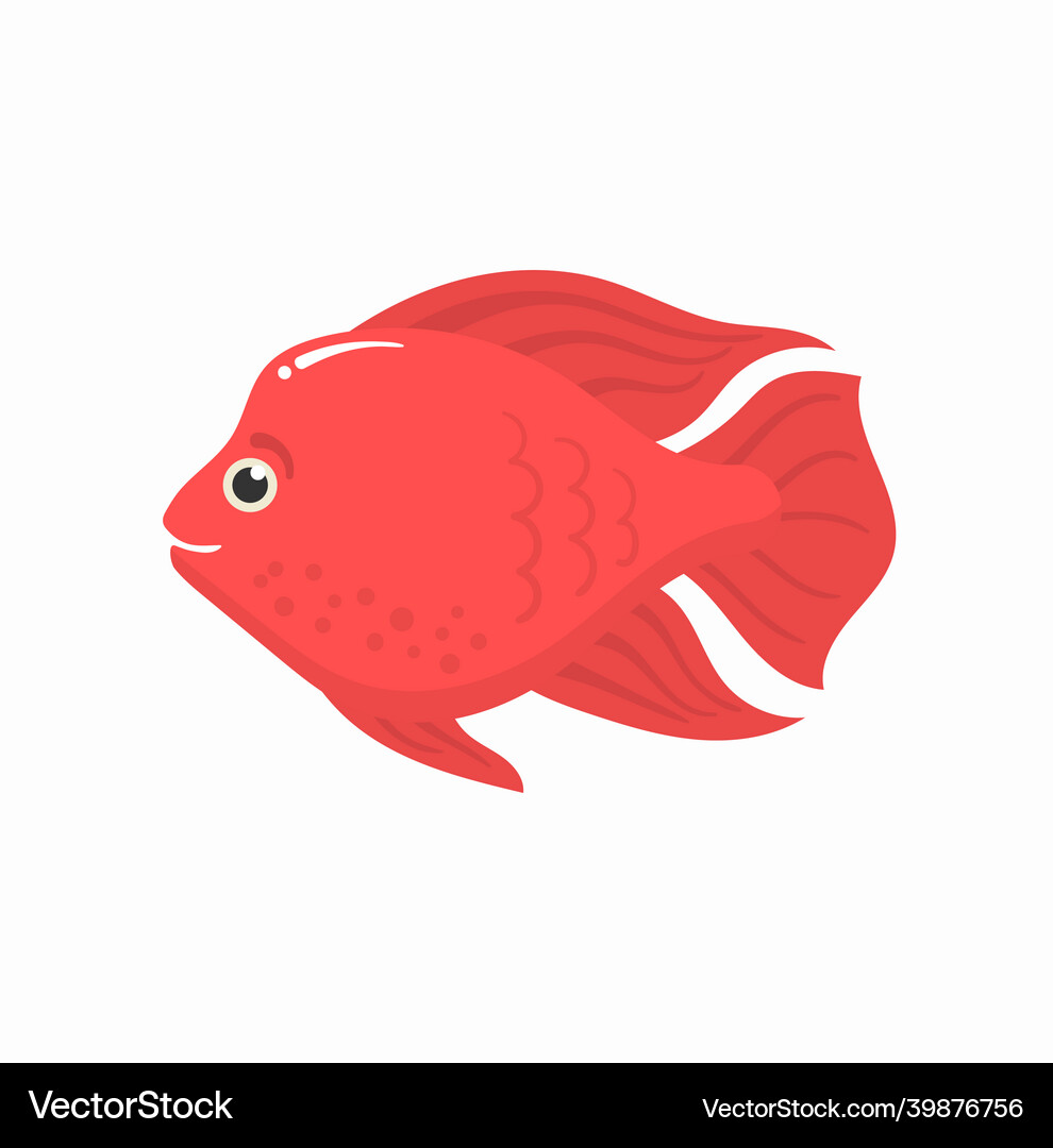 Set ocean animals underwater creatures sea fish Vector Image