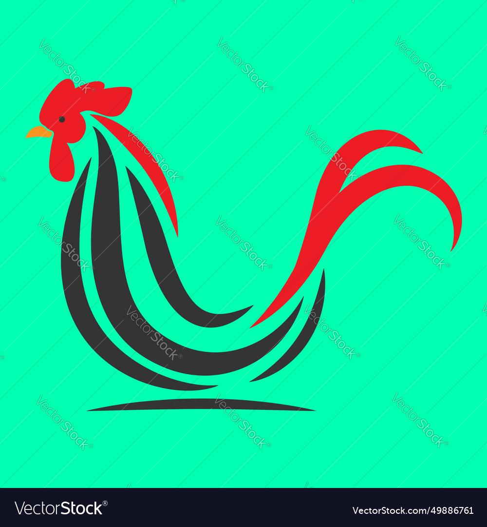 Chicken logo mascot Royalty Free Vector Image - VectorStock Chicken logo mascot Royalty Free Vector Image - VectorStock