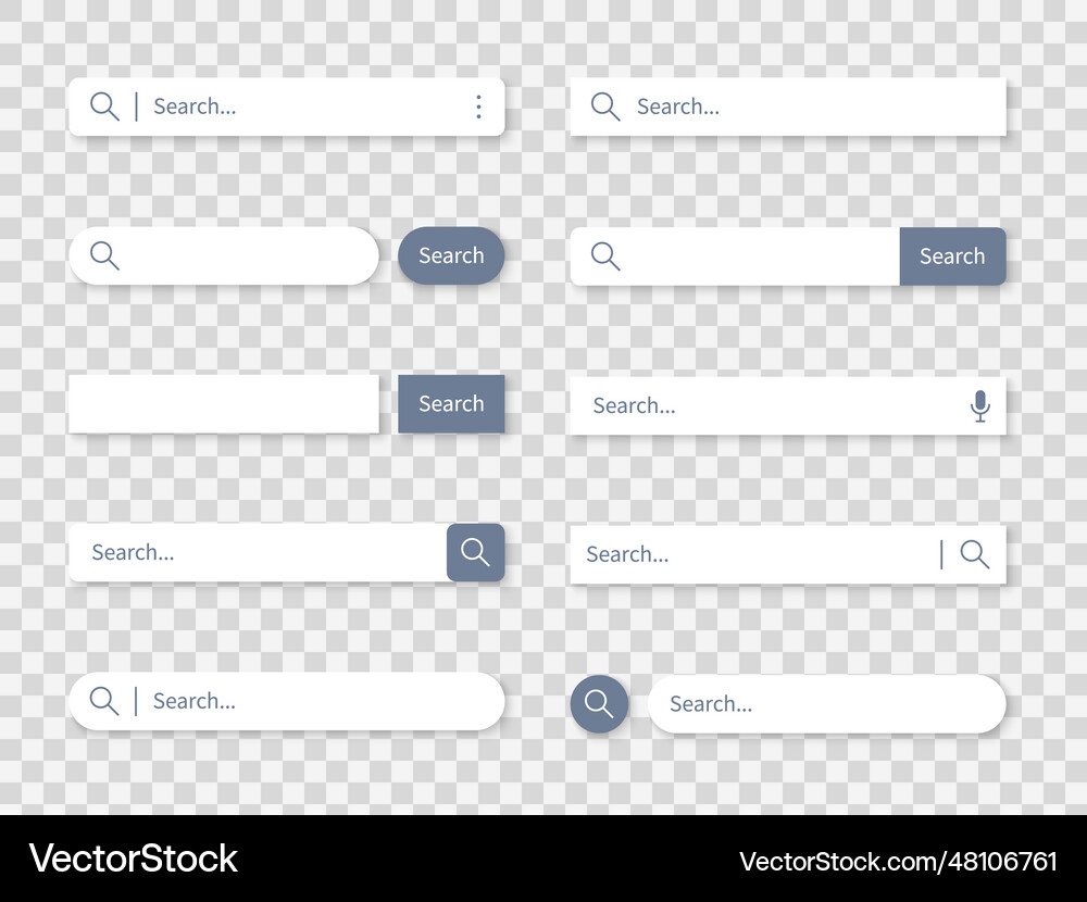 Search bar find of communication access Royalty Free Vector