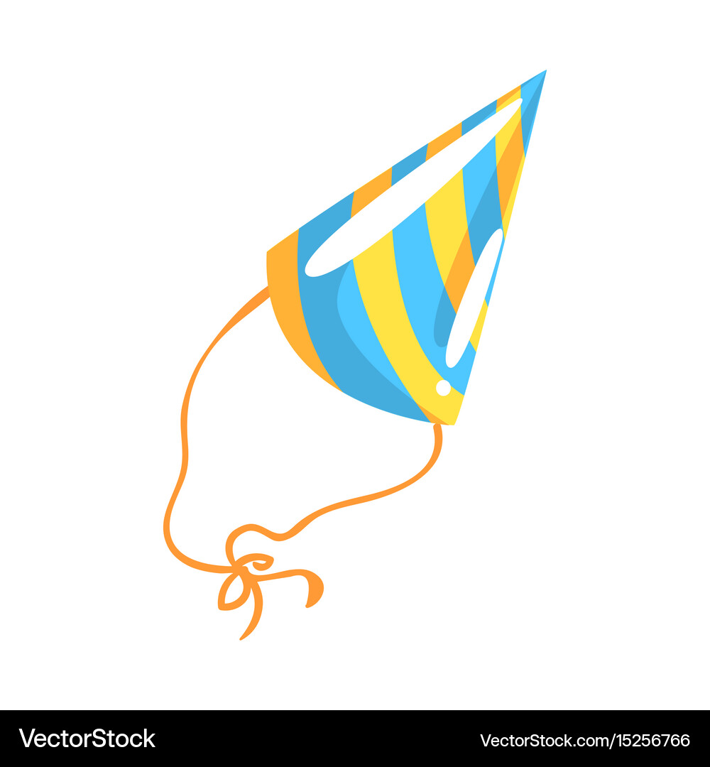 Birthday party hat celebration symbol Royalty Free Vector