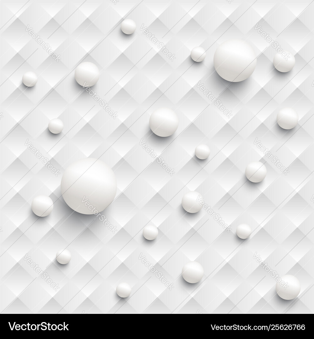 Colorful abstract background with balls and lines Vector Image