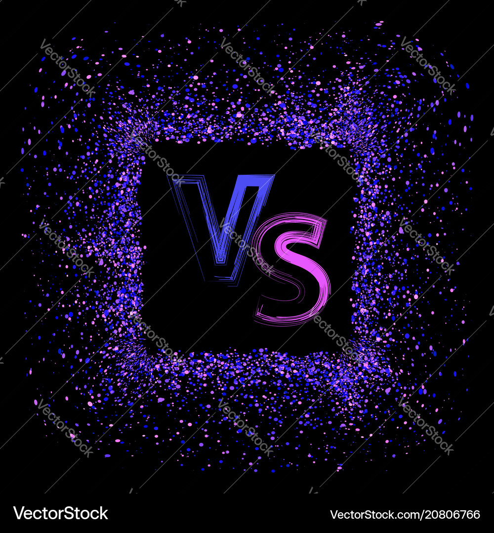 Concept of confrontation together standoff Vector Image