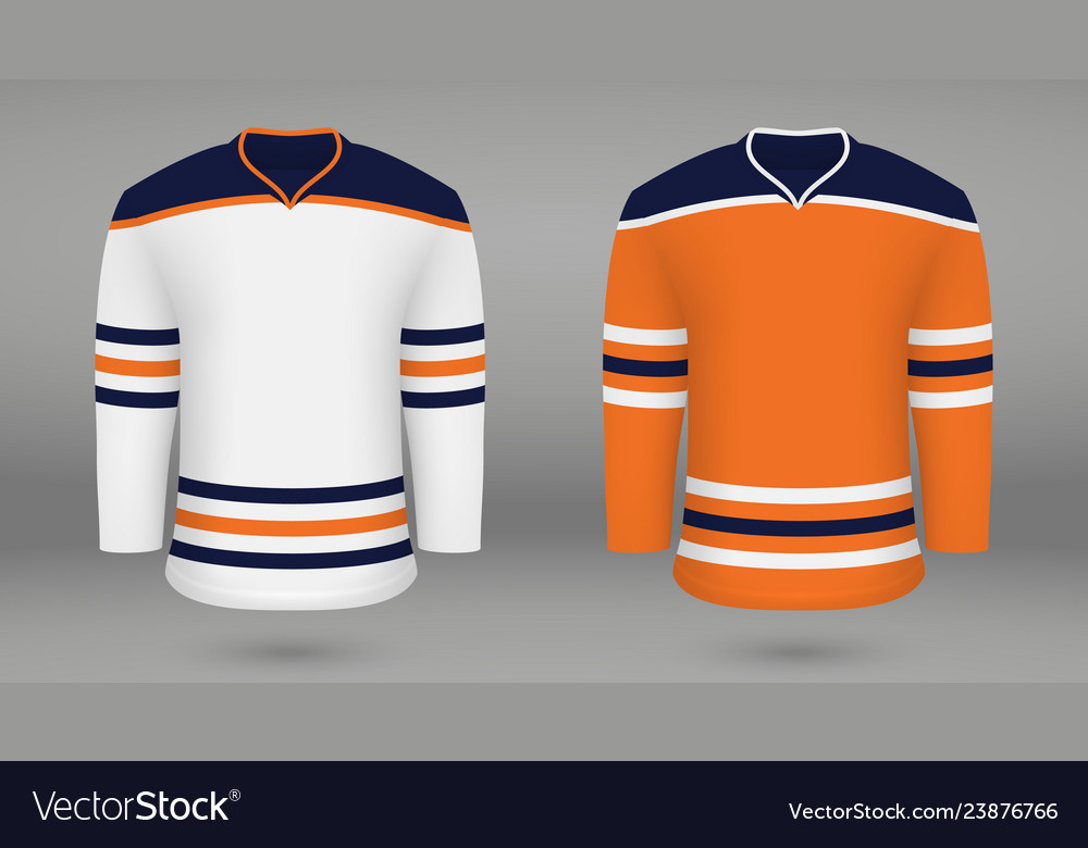 Shirt Template Forice Hockey Jersey Royalty Free Vector