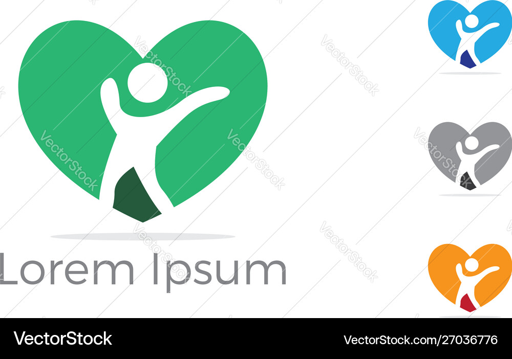 Child care center logo Royalty Free Vector Image