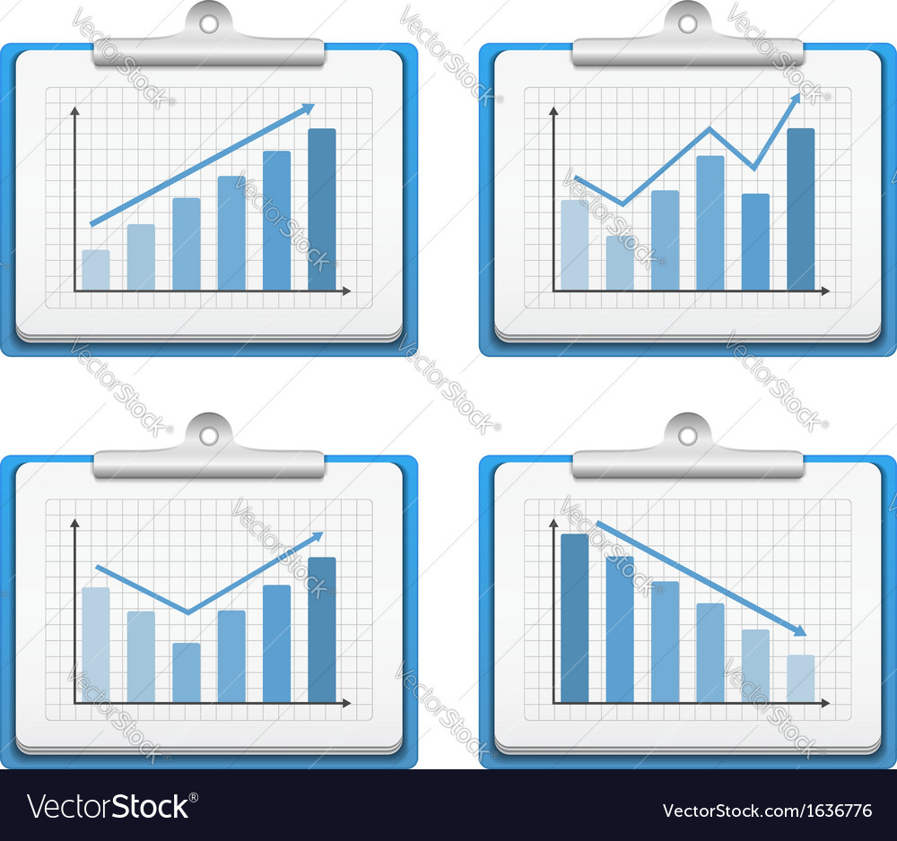 Graphs Royalty Free Vector Image - VectorStock